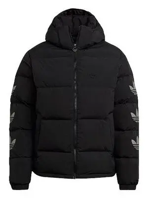 Adidas Originals Padded Down Jacket With Hood - Black