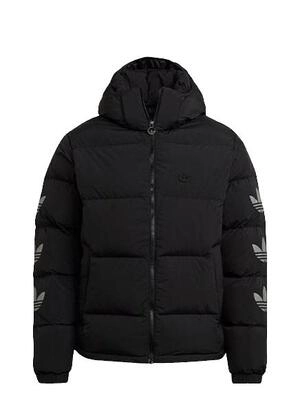 Adidas Originals Padded Down Jacket With Hood - Black