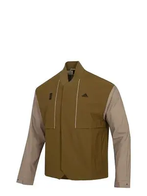 Adidas Splicing Contrasting Colors Casual Sports Jacket - Default Color