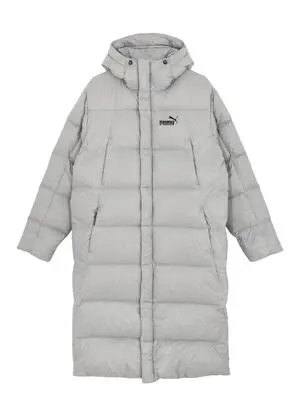 PUMA Lightweight Hooded Down Coat - Grey