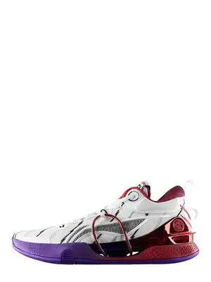LI-NING Speed "toronto Raptors" Basketball Sneakers - White/purple/red