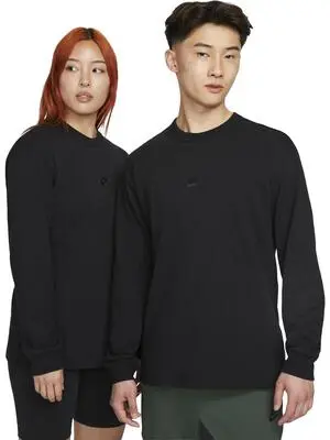 NIKE Nike Sportswear Premium Essentials Solid Color Long Sleeve Pullover