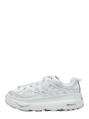 Hoka One One Mafate Origins Trail Running Shoes - White/gray