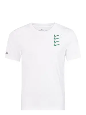 Nike Dri-fit Round Neck Short Sleeve - White