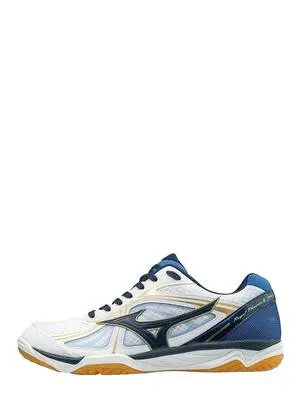 Mizuno Wave Rider 25 Wide Athletic Shoes - White/blue