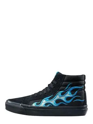 VANS Vans WTAPS X Sk8-Hi LX Flame Embroidered High Top Sneakers Blue