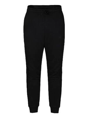 Adidas Classic Logo Drawstring Fleece Lined Sports Pants - Black