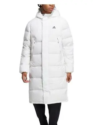 Adidas Long Down Jacket - White