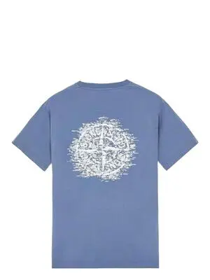 Stone Island Institutional One Graphic T-shirt - Light Blue