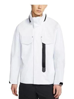 Nike Tech Pack Contrast Sports Hooded Jacket - White