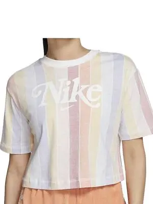 Nike Colorblock Short Sleeve Stripe T-shirt - Multi-color