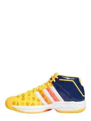 Adidas Adidas Pro Model 2G High Top Sneakers Yellow/blue/white