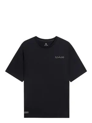 LI-NING Way Of Wade Small Graphic T-shirt 'black - Black/grey