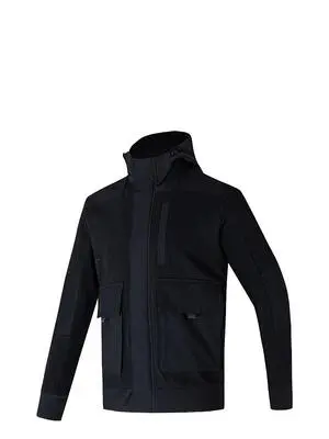 Adidas Zip Up Hooded Jacket - Black