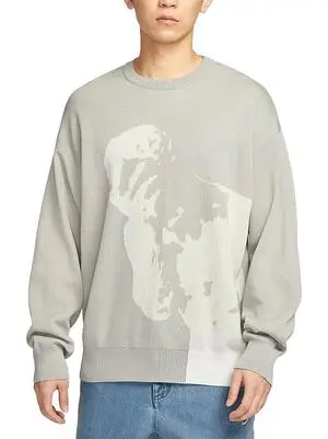 Nike Skateboarding Pullover Sweater - Light Grey
