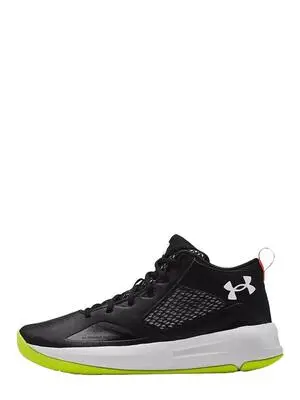 Under Armour Lockdown 5 High Top Sneakers - Black/green