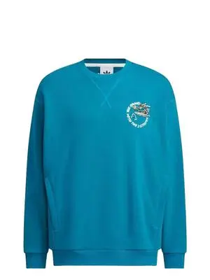 Adidas Crew Neck Sweatshirt - Blue