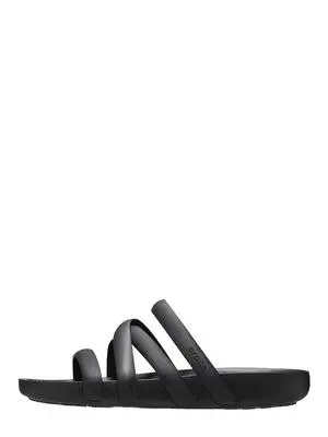 CROCS Strappy Flat Sandals - Black