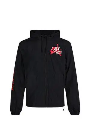 JORDAN Jumpman Hooded Windbreaker Jacket - Black