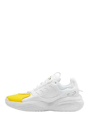 REEBOK Solution Mid Athletic Sneakers - Footwear White/bold Purple/collegiate Gold