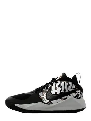 Nike Team Hustle D9 "graffiti" Low Top Sneakers - Black