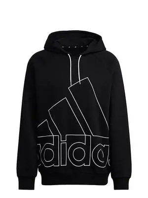 Adidas Big Logo Pullover Hoodie - Black