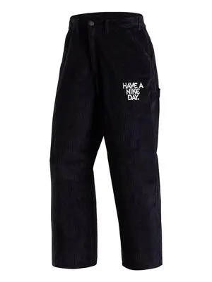 Nike Life Corduroy Cargo Trousers - Black