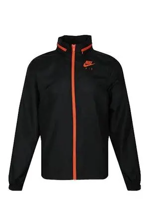Nike Full-length Zipper Cardigan Jacket - Black