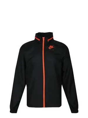 Nike Full-length Zipper Cardigan Jacket - Black