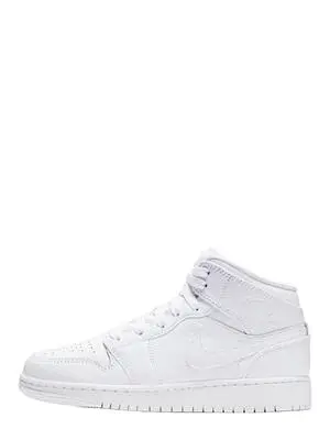 JORDAN 1 Mid "triple " Sneakers - White