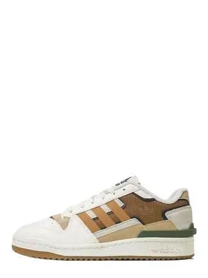 Adidas Forum Exhibit Low Top Sneakers - Cream/yellow