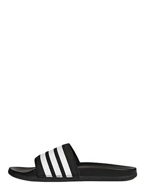 Adidas Adilette Cloudfoam Plus Slides - Black/white