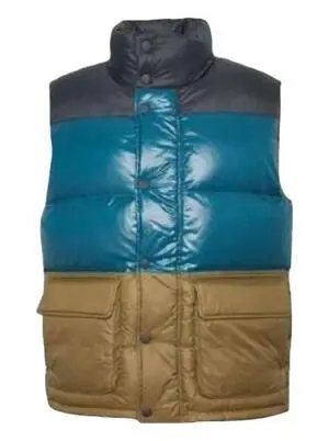 CONVERSE Down Quilted Vest - Olive/metallic Green