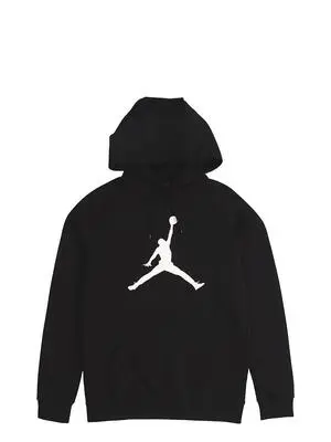JORDAN Air Fleece Lined Pullover Hoodie - Black
