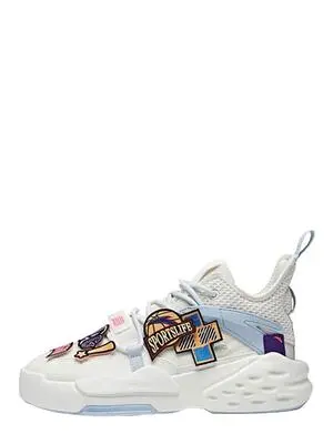 ANTA Baas Velcro Sneakers - White/blue