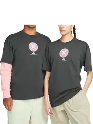 Nike Yuto Max90 Skate T-shirt Asia Sizing 'black - Anthracite