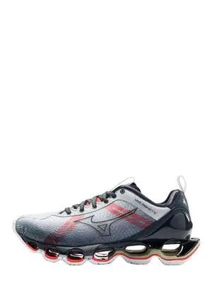 Mizuno Wave Prophecy X 10 Athletic Sneakers - Grey/red