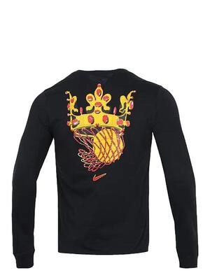 Nike Lebron Basketball Graphic Long Sleeve T-shirt - Black