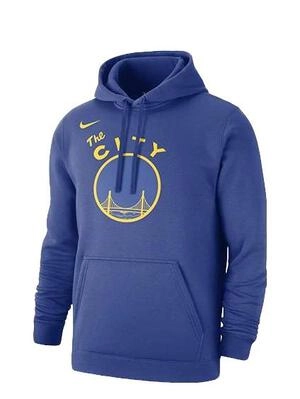 Nike Golden State Warriors Fleece Hoodie - Blue
