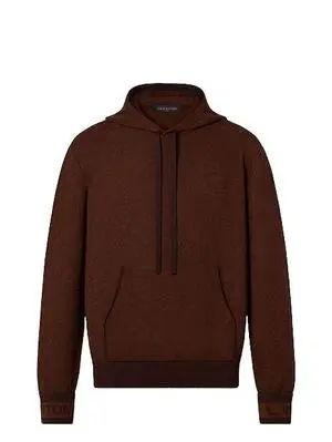LOUIS VUITTON Drawstring Hooded Pullover - Brown