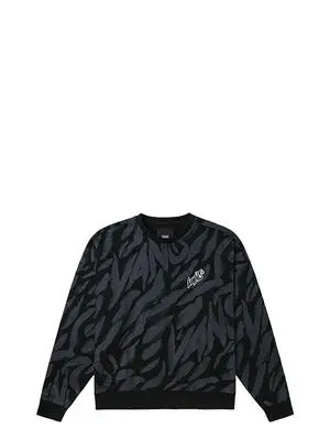 VANS Pullover With Tiger Stripe Print - White