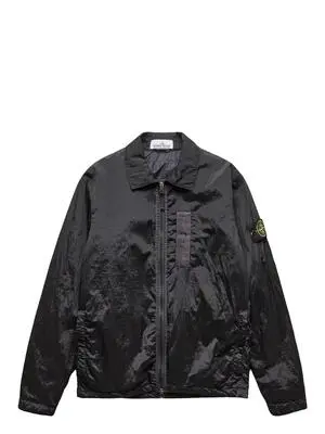 Stone Island Compass Patch Zipped Jacket - Black