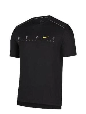 Nike Dri-fit Miler Future Fast Short Sleeve - Black
