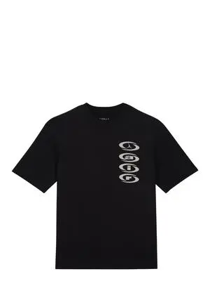 JORDAN X Travis Scott Jumpman Jack Air T-shirt Asia Sizing 'black Sail - Black/sail