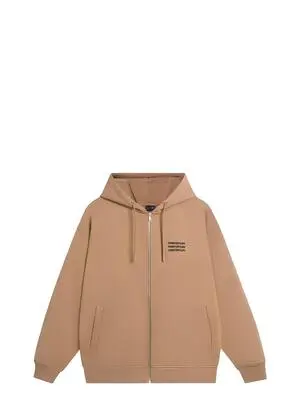 LI-NING Counterflow Triple Logo Zip-up Hooded Jacket - Brown
