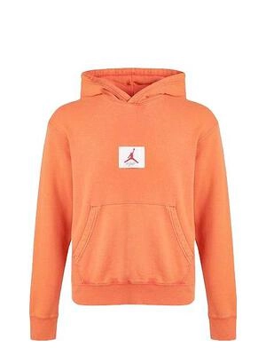 JORDAN Air Flight Embroidered Print Hoodie - Red