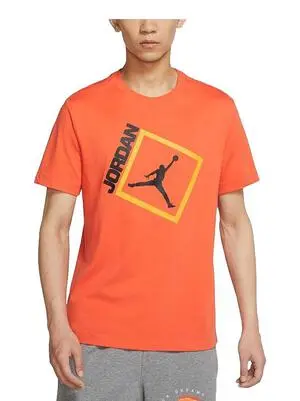 JORDAN Jumpman Box Short Sleeve T-shirt - Orange