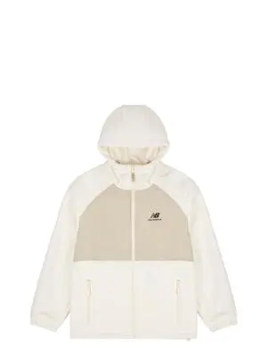 NEW BALANCE Hooded Jacket - White