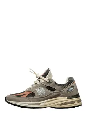 NEW BALANCE New Balance Made In UK 991v2 Sneakers Grey/salmon