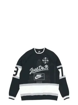 Nike City Version Los Angeles Splicing Limited Sweatshirt - Black/sail/wolf Grey